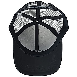 Billabong Men's All Day Adjustable Mesh Back Trucker Hat, Stealth, One