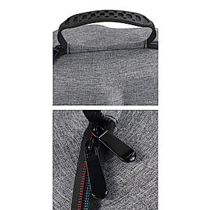 Oriolus Hard Case for Oculus Quest VR Gaming Headset and Controllers Accessories Waterproof Carrying case (Gray)