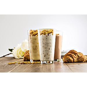 Fortessa Basics Barca Everyday 12 Pack Set Glassware Kitchen and Barware Great for: Beer, Cocktails, Water, Juice, Iced Tea, Soft Drinks., Pint/Mixing Glass, 17 Ounce