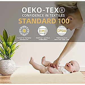 ZonLi Baby Lounger for Newborn, Baby Nest for 0-9 Month, Portable Nest Sleeper for Infant with 100% Cotton Muslin Cover - Breathable, Natural(Beige)