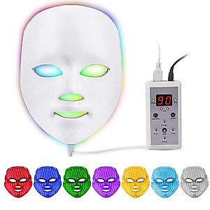 7 Colors Light Mask, Home Light T herapy Facial Mask (7 Colors)