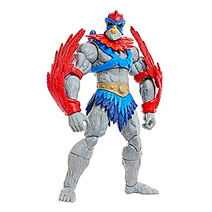 Masters of the Universe Masterverse Action Figure, Stratos Toy Collectible with Articulation & Accessories, 7 inch