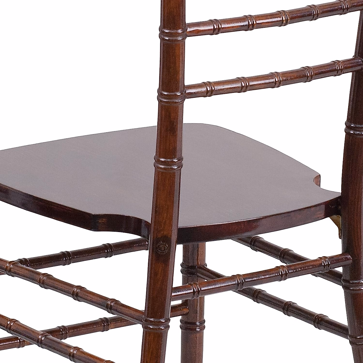 Flash Furniture HERCULES Series Fruitwood Chiavari Chair, 18"D x 15.75"W x 36.25"H, Set of 1