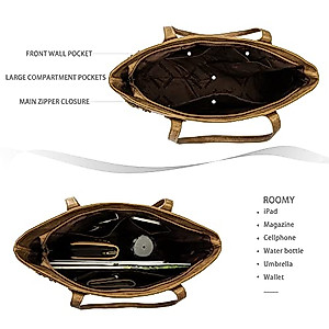 Montana West Large Tote Bags for Women Concealed Carry Purses Top-Handle Shoulder Bags,MWC-G097TN