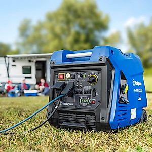 Westinghouse Outdoor Power Equipment 4500 Peak Watt Super Quiet Portable Inverter Generator, Remote Electric Start with Auto Choke, Wheel & Handle Kit, RV Ready, Gas Powered, Parallel Capable