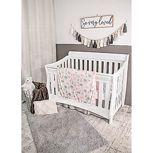 Top Tots Deluxe Minky Baby Blanket - Cloud Bears, 40 x 29 Inch White