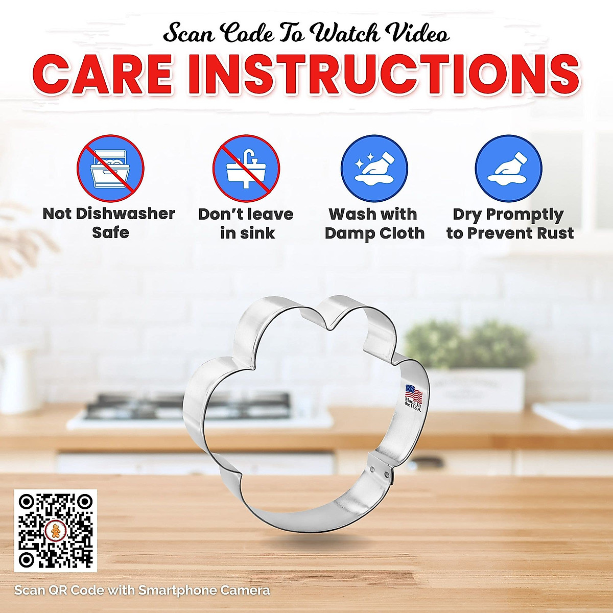 Paw Print Cookie Cutter 4.5 Inch - Made in the USA – Foose Cookie Cutters Tin Plated Steel Paw Print Cookie Mold