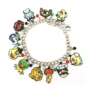 AYJBDGR Universe of Fandoms Cosplay Jewelry Anime Cartoons Charm Bracelet Gifts for Women