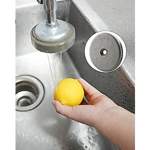 Phivan Pre-Rinse Spray Valve Repair Kit 1.15 GPM Spray Face Bumper and Screw Repair Part for All Commercial Sink Kitchen Faucet Dish Sprayer (Gray)