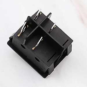2PCS Vacuum Cleaner On/Off Rocker Switch 4-Pin Boat Type Compatible with Henry Compatible with Hetty Compatible with James Compatible with Charles