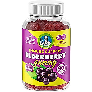 DR. MORITZ Elderberry Gummies for Kids and Toddlers (Elderberry Gummies (Kids & Adults) - 90 Count)