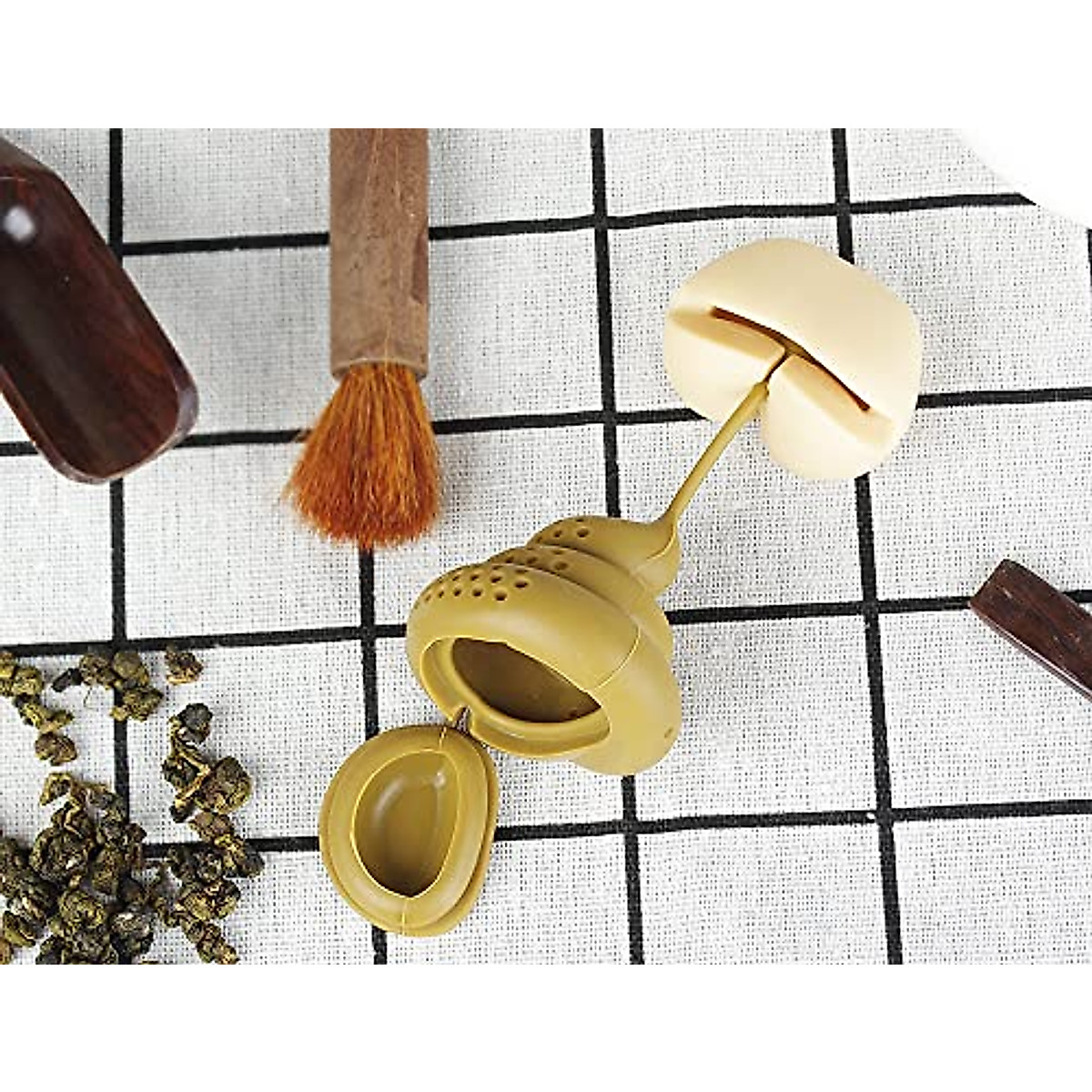 Unique Cute Tea Infusers for Loose Tea Funny, Silicone Tea Strainers & Filters, Reusable Loose Leaf Tea Steeper Small, ZUOFANG