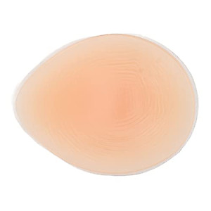 Silicone Breast Form, Mastectomy Prosthesis Self Adhesive Bra Enhancer Insert - Silicone, Round and Full Simulation Appearance, Good Elasticity and Softness (200g)