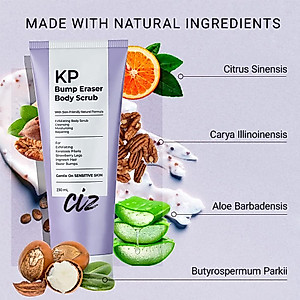 KP Bump Eraser Body Scrub, Exfoliating Body Scrub, Body Exfoliator Scrub, KP Body Scrub for Women Strawberry Legs, Effective Body Scrubs for Women Exfoliation Bump Eraser