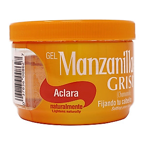Manzanilla Grisi Chamomile, Styling Hair Gel, Keep your Hairstyle, brighten Naturally, Non-Alcohol Non-Residues 2-Pack of 14 Oz Jars.