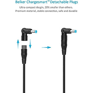 Belker 65w 45w Universal Laptop Charger AC Adapter Power Supply Cord Compatible with Dell Hp Asus Lenovo IBM Acer Toshiba Samsung Sony Compaq Fujitsu LG JBL Notebook Chromebook Ultrabook A