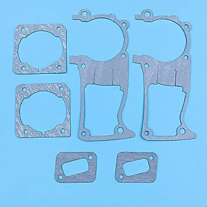 Ants-Store - Crankcase Cylinder Muffler Gaskets Set For Husqvarna 340 345 346XP 350 353 Jonsered CS 2141 2145 2150 2152 2153 Chainsaw