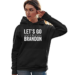 3X-Large Black Mens Classy Let's Go Brandon Sweatshirt Hoodie