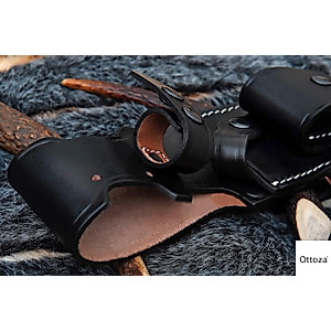 Ottoza TOP GRAIN Leather Knife Sheaths for Fixed Blade Knives, Leather Knife Sheath for Belt, Leather Knife Holster Belt Knife Holder, Vertical Knife Sheath for Belt No:352
