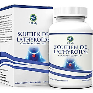 Thyroid Support Supplement for Women and Men - Energy & Focus Support Formula - Vegetarian & Non-GMO - Iodine, Vitamin B12 Complex, Zinc, Selenium, Ashwagandha, Copper, Coleus Forskohlii, & More 30 Day Supply