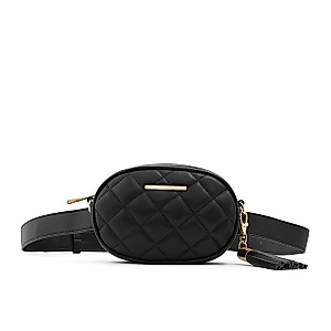ALDO Women's Pounce Belt Bag, Black/White
