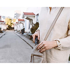 ARMADILLO DEFENSE Pepper Spray and Personal Alarm Key Chain Bundle (2 Pack) for Protection and Self Defense, Safeguard for Women and Men, Tear Gas and Panic Button