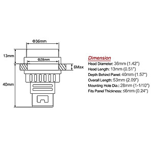uxcell Red Indicator Light with Buzzer AC/DC 24V, 28mm Panel Mount Flashing Alarm, for Electrical Control Panel, HVAC, DIY Projects