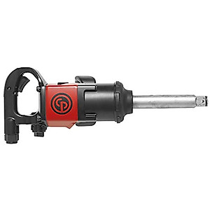 Chicago Pneumatic CP7783-6 Air Impact Wrench (1 Inch), 6 Inch Ext. Anvil, Air Gun Industrial Repair & Assembly Tool, D-Handle, Pinless Rocking Dog, Max Torque Output 1770 ft. lbf/2400 Nm, 2400 RPM