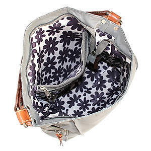 Alberta Leather Hobo (Stone)