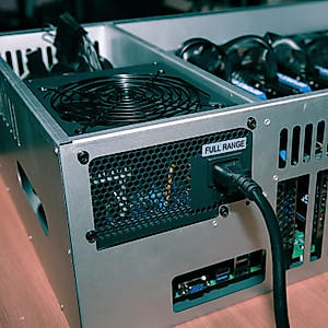 BITEO 2000W Fully Modular Power Supply APFC PC ATX Power BITEO PSU with Auto-Thermally Controlled Fan110V-240V Power Supply