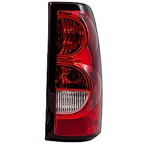 Brock Replacement Driver and Passenger Set Tail Lights Compatible with 2004-2007 Silverado Fleetside Pickup Truck 19169004 19169005