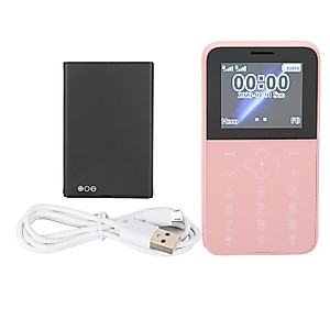 ciciglow Big Button Mobile Phone for Old, 1.8 Inch Screen, 1400MAh Battery, Dual SIM, 2G Network, No Games, Anti Fraud Calls, ABS Material, for Students Elderly (Roseate)