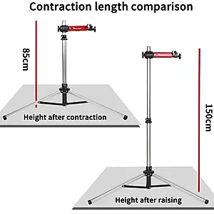 West Biking Bike Repair Stand(Max 85 Lbs) - Adjustable Foldable Bike Workstand With Quick Release,Bicycle Maintenance Rack Workstand For Home Mechanics,Tripod Base Park Tool Repair Stand