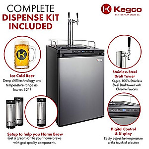 Kegco MDK-309SS-01 Keg Dispenser, Stainless Steel