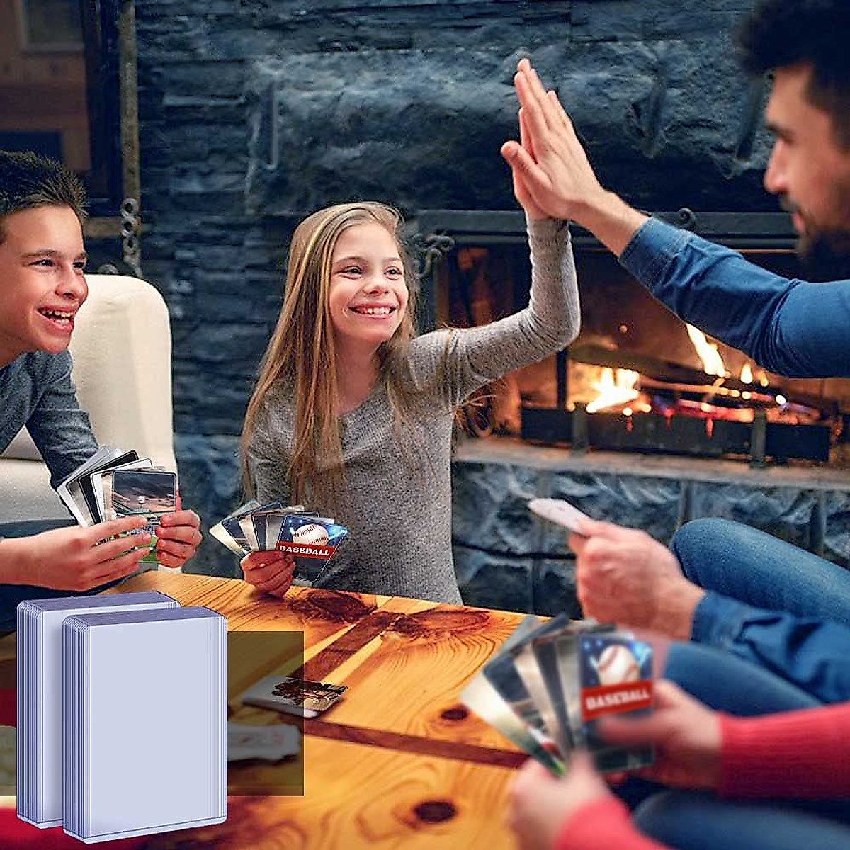 40 Count Top Loaders Card Sleeves for Trading Cards, Toploaders Baseball Card Protector Sports Card Holder Fit for Football Cards, Game Cards