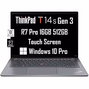 Lenovo ThinkPad T14s Gen 3 Business Laptop (14" FHD+ Touchscreen, AMD Ryzen 7 Pro 6850U, 16GB RAM, 512GB SSD, (8-Core Beat i7-1185G7)), Backlit, Fingerprint, FHD Webcam, 3-Yr WRT, Win 10 / 11 Pro