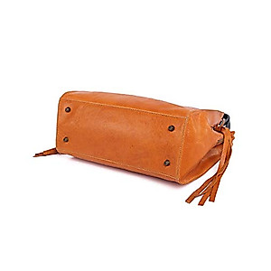 OLD TREND Genuine Leather Daisy Tote Bag (Chestnut)