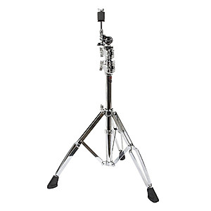 Ludwig Accent Drive Series LC175 Complete Drum Package with Cymbals, Hardware, Drum Throne, Chain-drive Pedal and Sticks (Silver Foil)