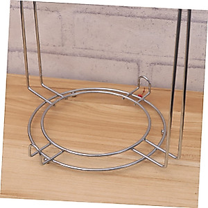 FUNOMOCYA Metal Storage Shelf Cupboard Storage Organiser Mug Holder for Counter Stainless Steel Dish Drying Rack Stainless Steel Cup Rack Hook Office Coffee