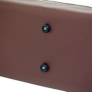 Klein Tools 5102-16 Heavy Duty Natural Canvas Tool Bag, Tool Tote, Multi-Purpose Bag with Wide Hinged Opening and Leather Handles, 16-Inch