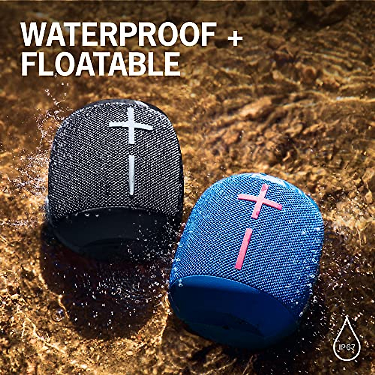 Ultimate Ears WONDERBOOM Wireless Portable Waterproof Bluetooth Speaker with Bigger, Bassy-er 360 Degree Sound, Outdoor Boost Equalizer with Signature Series Shockproof Water Resistant Case