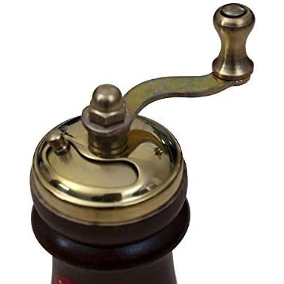 Tarihi Değirmenci Sözen 5" Handmade Manual Wooden Pepper Mill Grinder Portable Hand Crank Gourmet