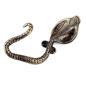 Indian Shelf Cobra Wall Hooks | Kids Coat Hooks | Snake Hooks |Kids Hooks | Vintage Animal Hooks | Iron Wall Hooks | Antique Snake Hooks | Single Peg Hooks | Iron Hooks | Pack of 1