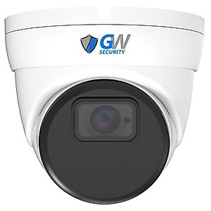 GW Security 12MP Outdoor/Indoor PoE IP Microphone Turret Security Camera (GW12577MIC)