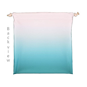 Bitt Sportswear Personalized Gymnastics Grip Bag - Ombre Colors, Customized Bag with Crystals Option (Teal Ombre)