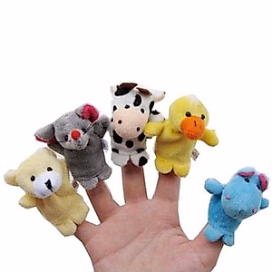 Finger Puppet Set | The Original Storytime Learning Aid | 16 Pack | Puppets for Teachers | Parents | Students & Children - Storytelling Reading Prop
