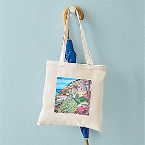 CafePress Positano, Italy Tote Bag Canvas Tote Shopping Bag