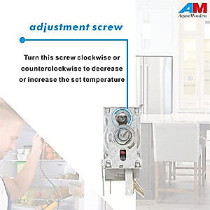 Refrigerator Freezer Thermostat WDF18K-923 Replaces for Haier Thermostat and Mini Fridge Thermostat