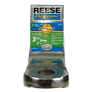 Reese Towpower 21791 Stainless Steel Class III Interlock Ball Mount