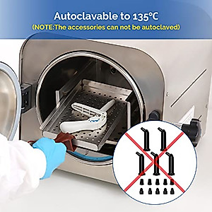 JMU Dental Composite Gun Dispenser Applicator Autoclavable, Comes with 5 Unidose Copsules Cartridge Tips, Plastic Caps